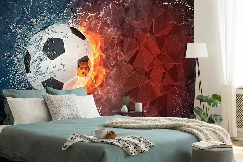 Samolepící tapeta fotbalový míč - 450x300 cm
