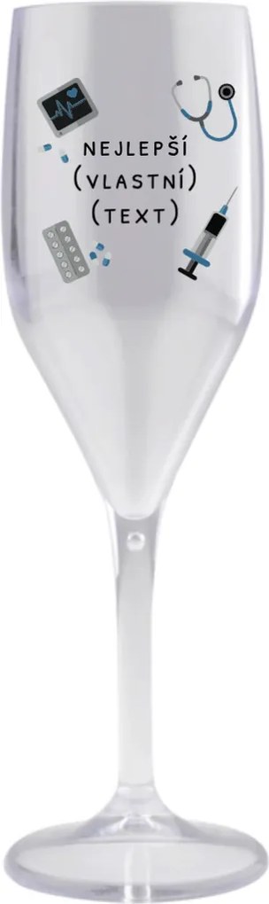 Personalizovaná nerozbitná prosecco sklenice - nejlepší v oboru