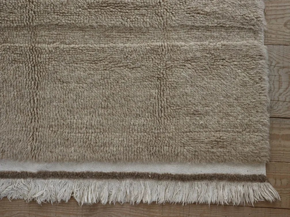 Lorena Canals, Vlněný koberec Steppe - Sheep Beige, 120x170, béžová, chodba / předsíň