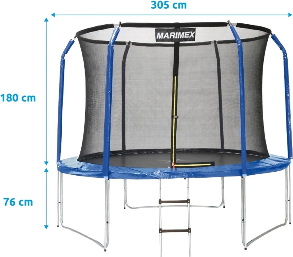Marimex Standard 305 cm + vnitřní ochranná síť + žebřík