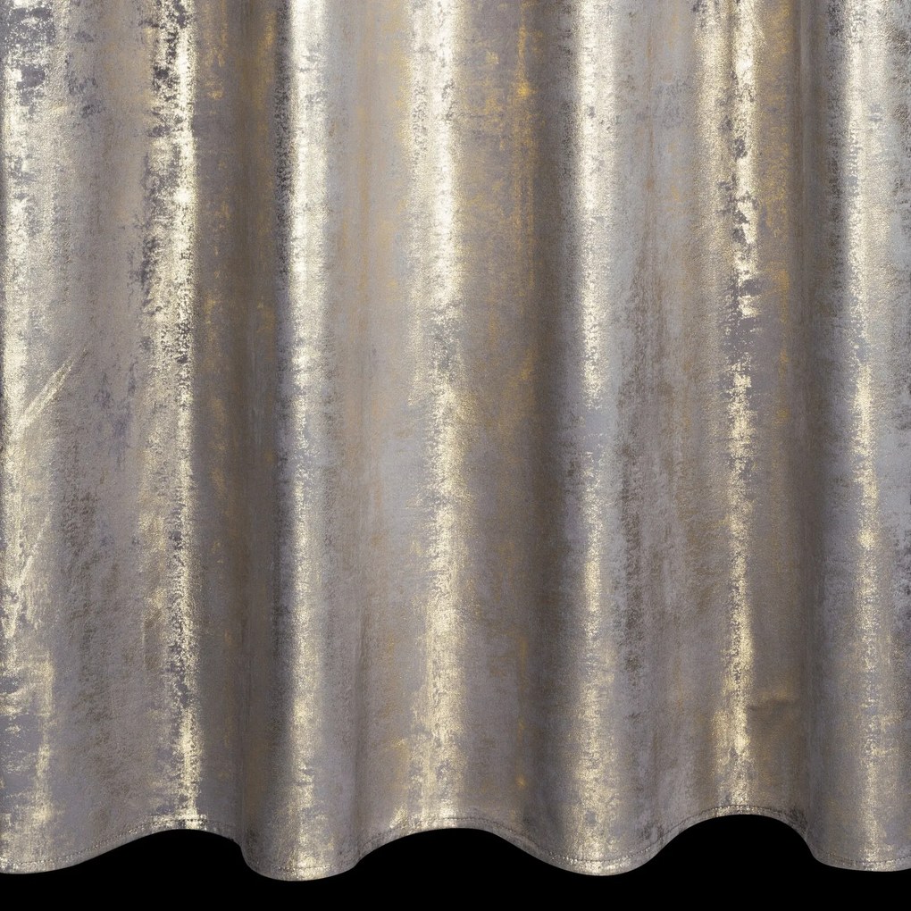 ZATEMŇOVACÍ ZÁVĚS NA PÁSCE RENIA 140X270 CM VZOROVANÁ