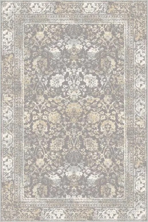 Kusový koberec vlněný Agnella Tempo Natural Brooks (binding) šedý Rozměr: 200x300 cm