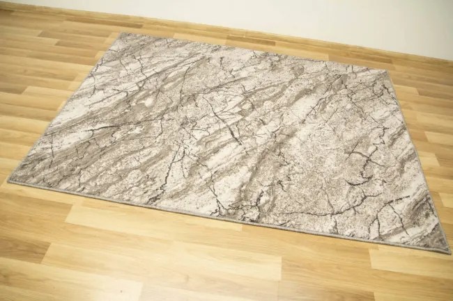 Koberec Aqua Marble 19 šedý mramor