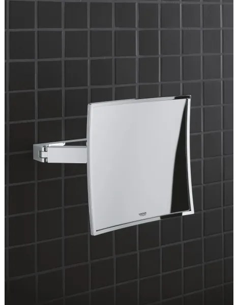 GROHE 40808000 - Kosmetické zrcátko SELECTION CUBE 22,3 × 22,3 cm lesklý chrom