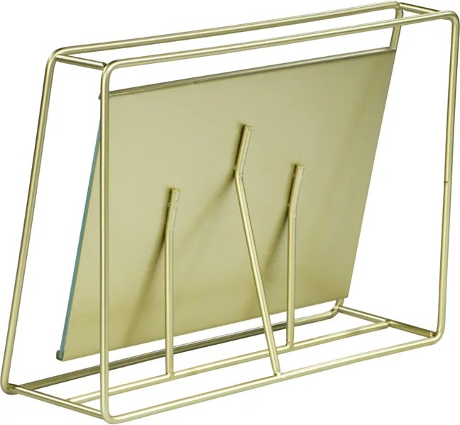 Kovový rámeček BOSTON zlatý matný 10x15 cm