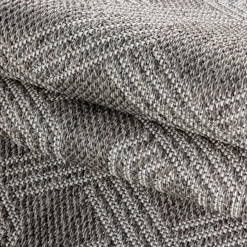 Ayyildiz, Kusový koberec Aruba 4904 grey – na ven i na doma, 160x230, šedá, chodba / předsíň