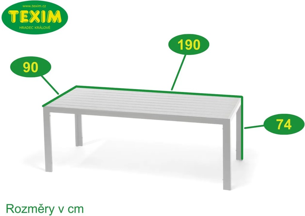 Nábytek Texim Nábytek na zahradu ratan - stůl VIKING XL + 6x židle PARIS