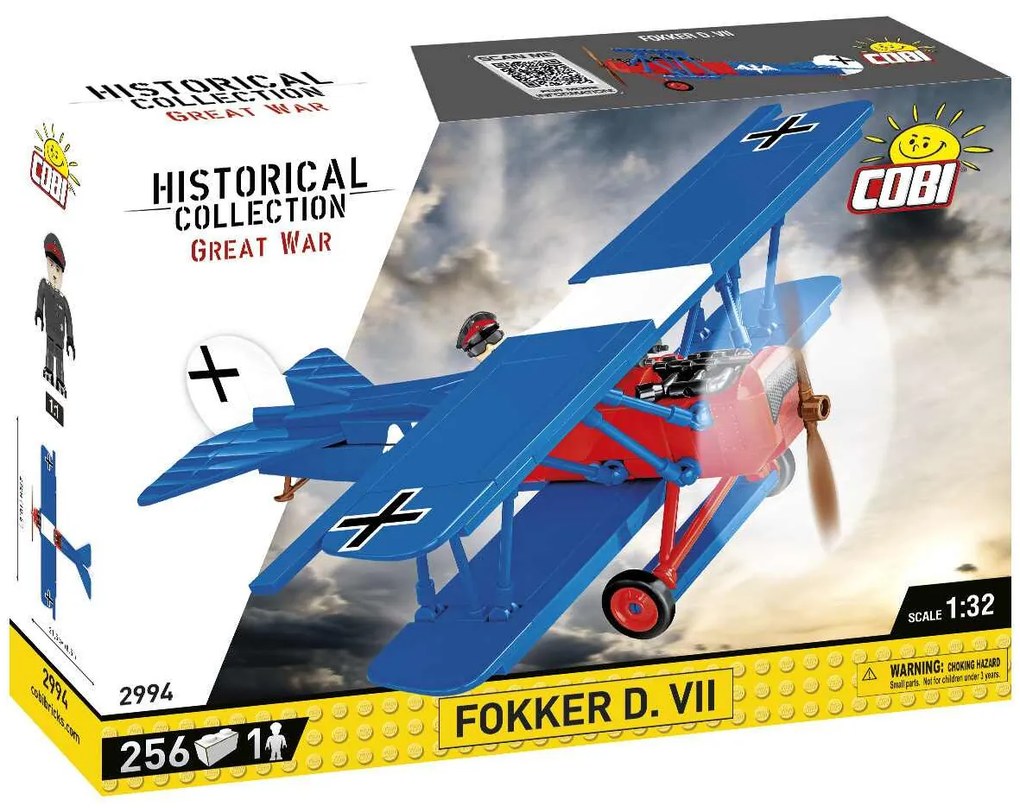 Cobi 2994 great war fokker d vii, 1:32
