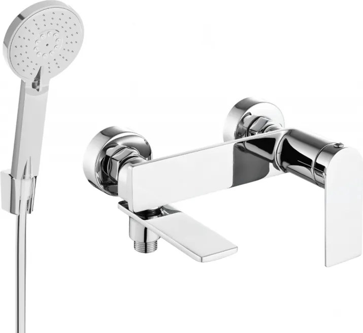 Mexen Zero R40 vanová baterie se sprchovou sadou, chrom - 7113R40-00