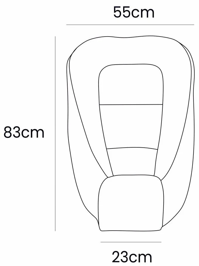 Bílé hnízdečko pro miminko 55x83 cm – Meowbaby