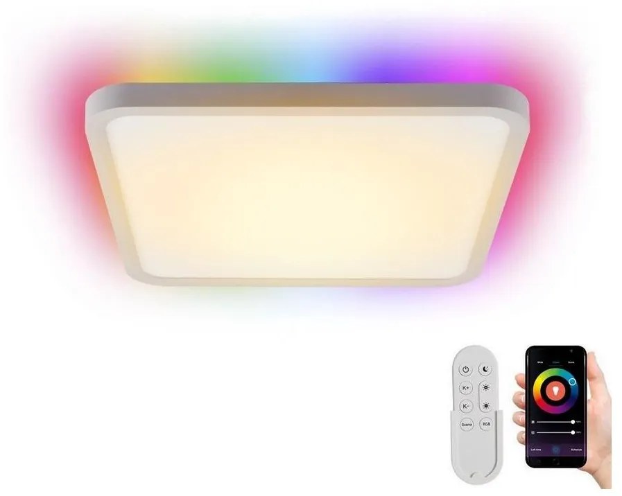 Immax Neo Immax NEO 07168-W40-LED RGB+CCT Stmívatelné svítidlo 50W/230V Wi-Fi Tuya bílá+DO IM1183