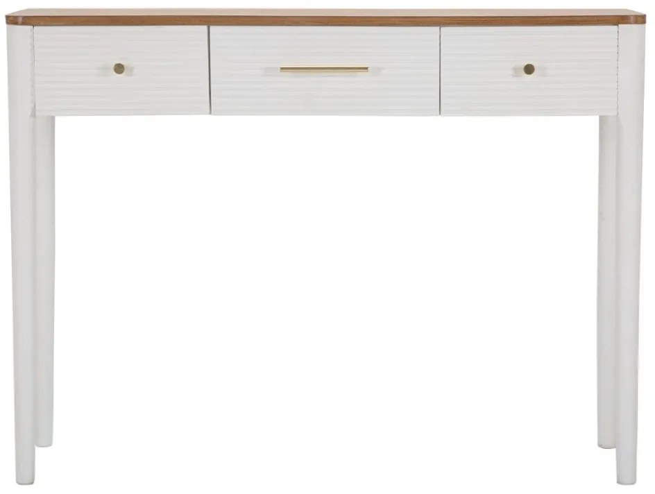 Designová konzole Gerlinde 107 cm bílá
