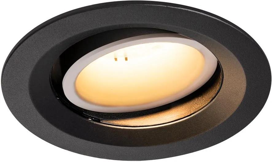 LA 1003554 NUMINOS® MOVE DL M vnitřní LED zápustné stropní svítidlo černá/bílá 2700 K 20° otočné a výkyvné - BIG WHITE