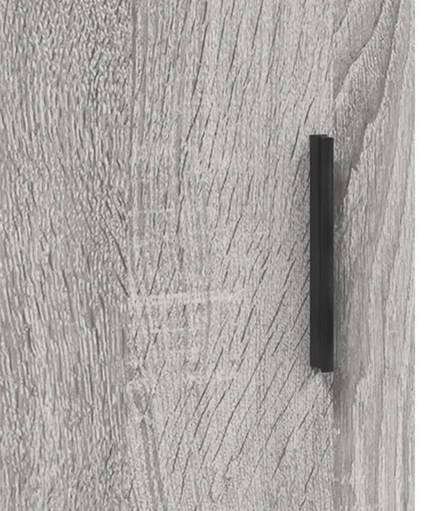 Skříň highboard šedá sonoma 69,5 x 34 x 180 cm kompozitní dřevo,  3195809