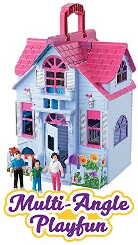 Doris domeček pro panenky Country house růžový