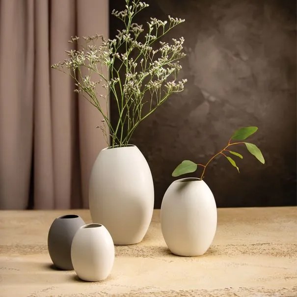 TESCOMA Váza FANCY HOME Stones 17 cm, bílá