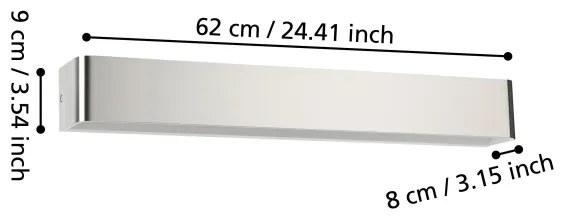 Eglo 99692 - LED Koupelnové nástěnné svítidlo SANIA LED/26,5W/230V IP44