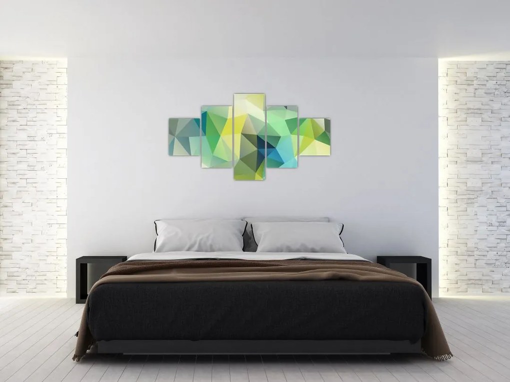 Obraz geometrické abstrakce (125x70 cm)