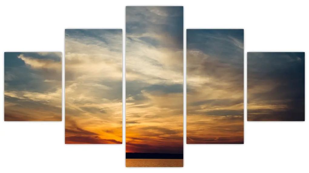 Obraz západu slunce (125x70 cm)