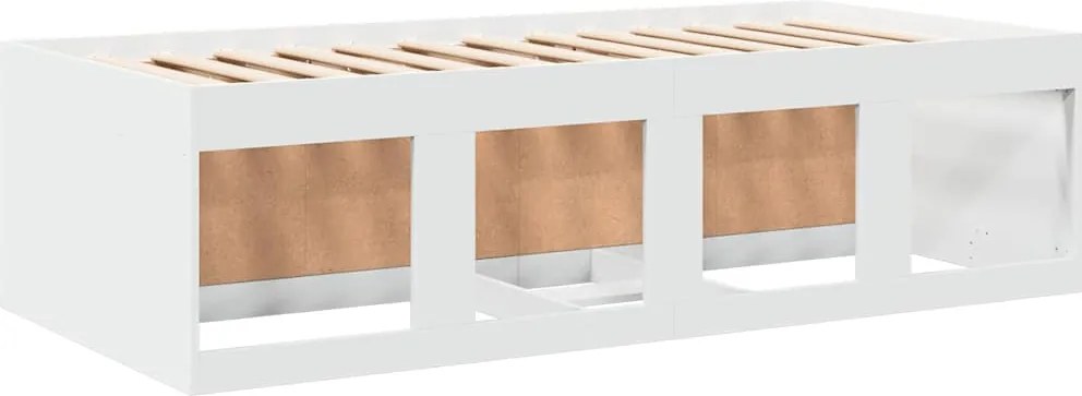 Válenda se zásuvkami bez matrace bílá 100 x 200 cm 3280237