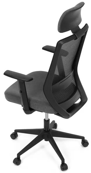 Ergonomická kancelářská židle AURELIE - černá síťovina Barva: černá