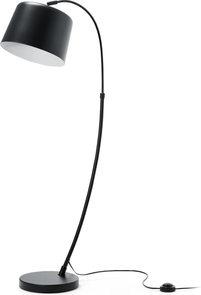 Tchibo - Prohnutá stojací lampa z kovu