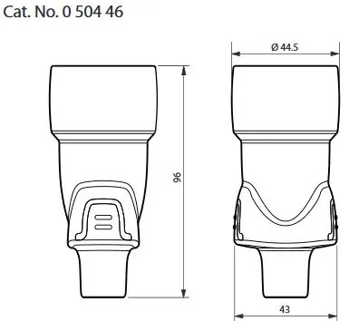 Legrand spojka/zásuvka gumová IP44 230V/16A 50446 výhodné balení 8+2