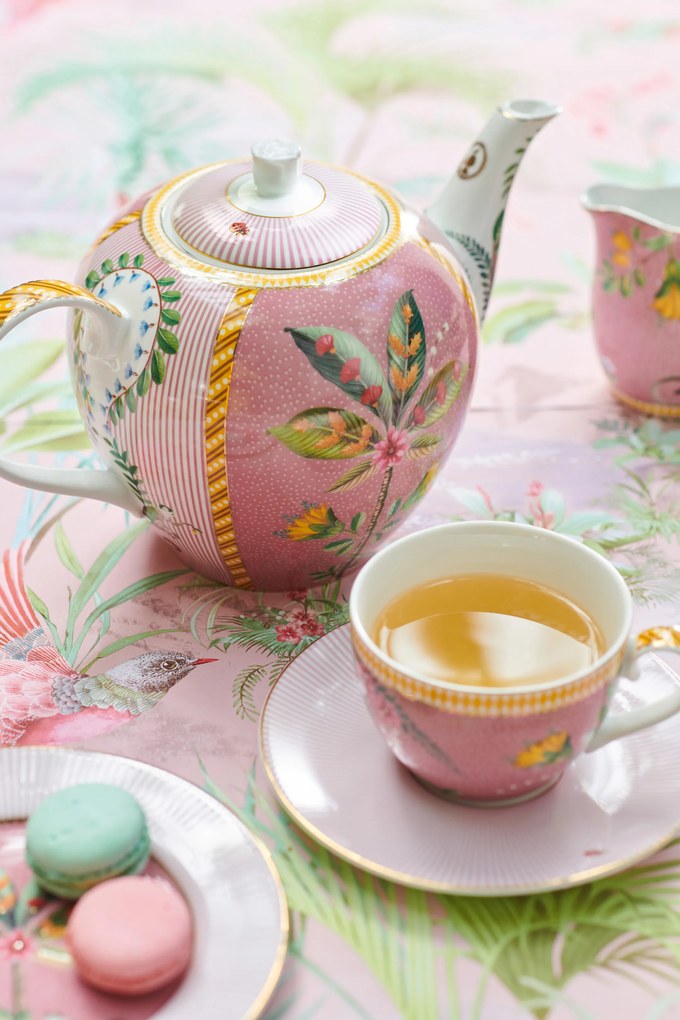 Pip Studio La Majorelle čajová konvice 1,6l, růžová