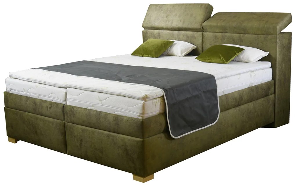 NEW DESIGN postele Boxspring postel YOGA s úložným prostorem, 160×200 cm Velikost postele: 160 × 200 cm
