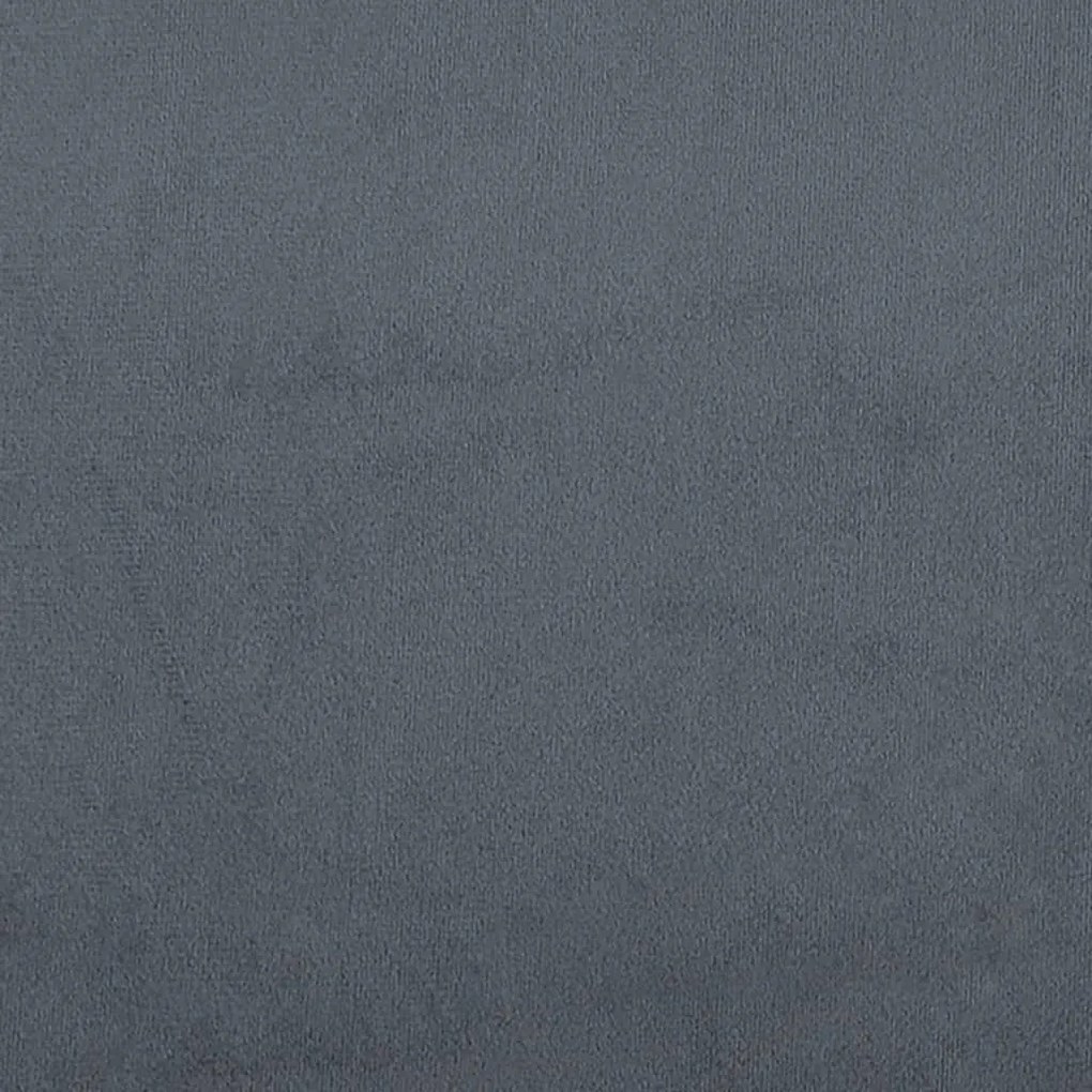 vidaXL 2místná pohovka 120 cm samet [359296] Barva: Tmavě šedá
