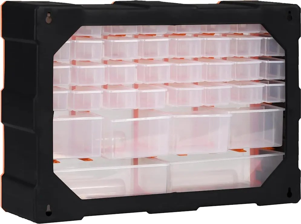 Organizér se 38 zásuvkami 52 x 16 x 37,5 cm 147577