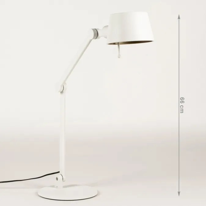 Stolní designová lampa Niki White