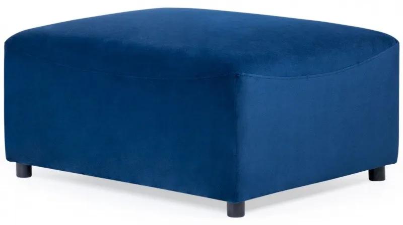 Modulový taburet k pohovce Modu 95 cm tmavě modrý