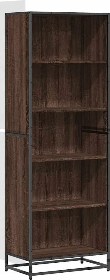 Knihovna hnědý dub 60 x 35 x 170,5 cm kompozitní dřevo 3300854
