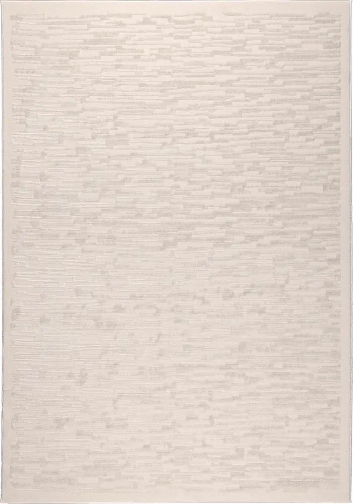 Jutex Kusový koberec moderní Sicilia 23025-060 krémový jednobarevný 080x150 cm