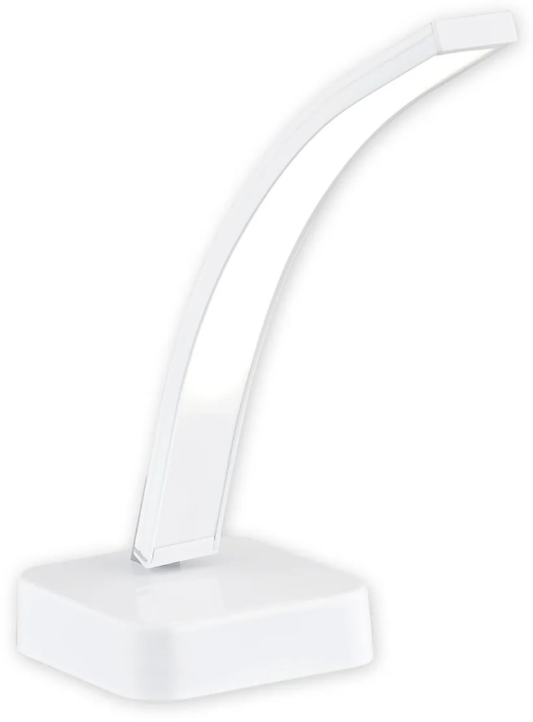 Linea LED stolní lampa 1 žár. / bílá lesk + chrom