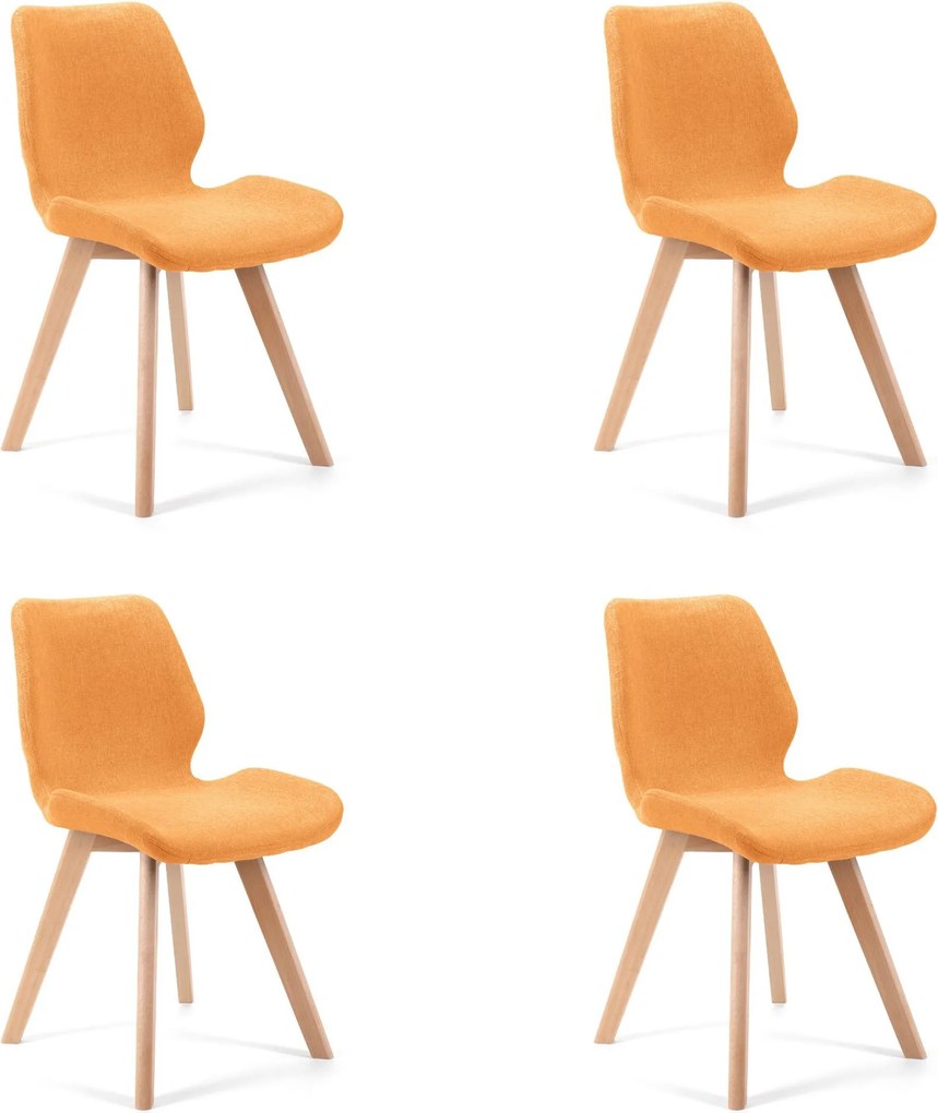 Křeslo SJ.0159 oranžová 4ks