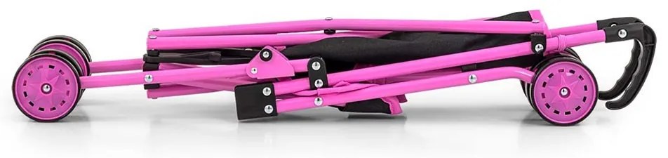 Dětský golfový kočárek pro panenky Milly Mally Julia Prestige Black