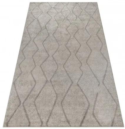 koberec SOFT 8050 CIKCAK BOHO krémový / světle hnědá velikost 120x170 cm | krásné koberce cz