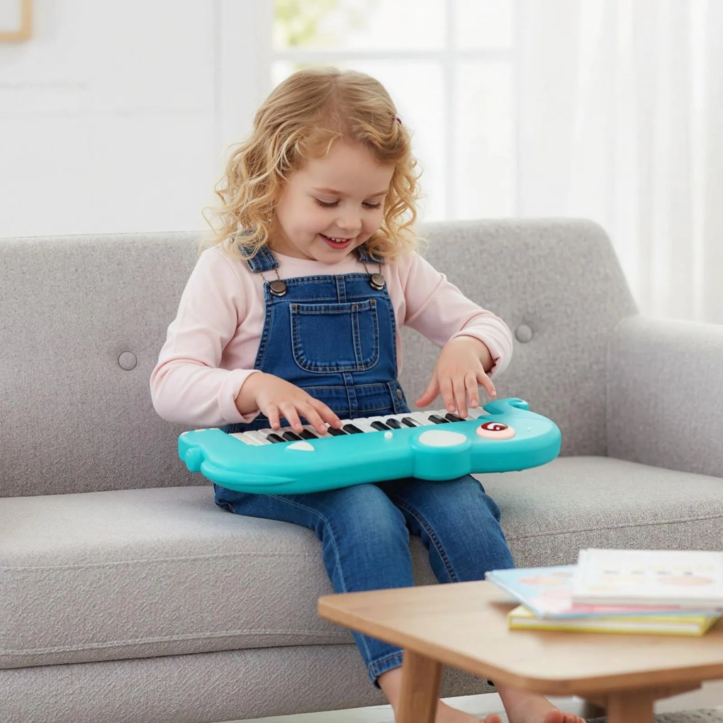 Costway 25 Dětské digitální piano Keys s vestavěnou hudební a světelnou