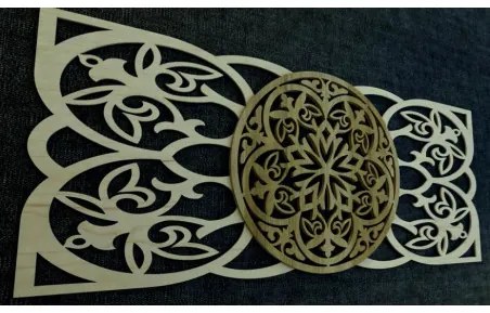 Elegantní mandala na stěně, skvělý doplněk interiéru I SENTOP PR0313-A