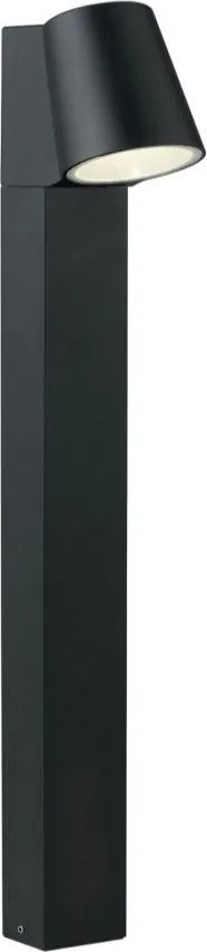 FAN LED-SINTESI-P NERO Sloupkové svítidlo černá hliník 6 W 400 lm 4000 K IP44 62,5x7,6x12 cm - FANEUROPE