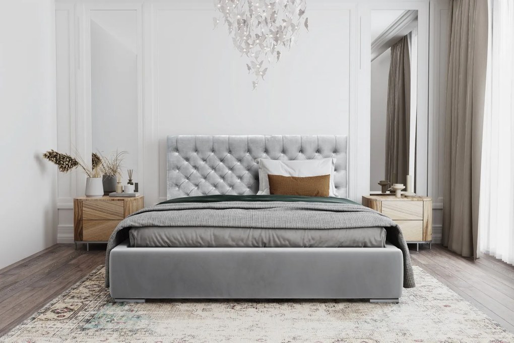 Postel MODEL 03 120x200 světlezelená - MAGIC VELVET 2243