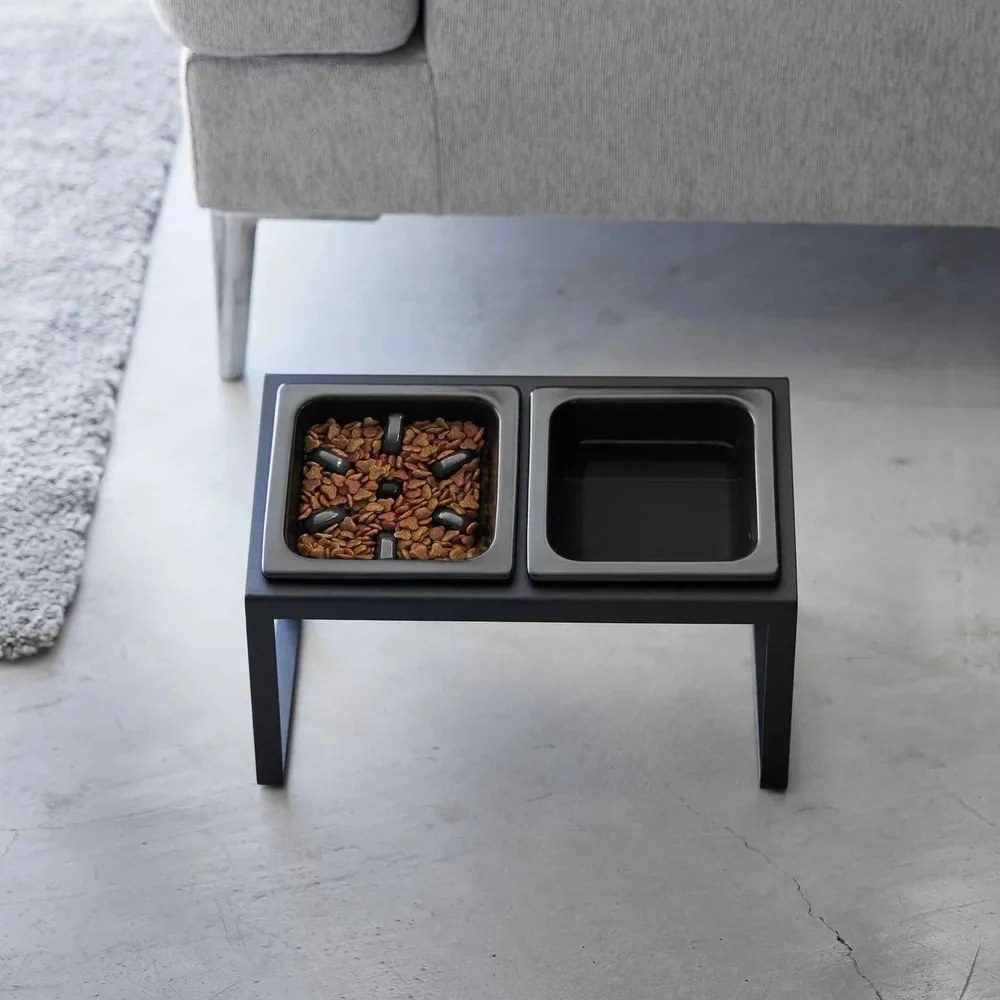 Keramický set misek s podstavcem pro domácího mazlíčka Nooks – YAMAZAKI