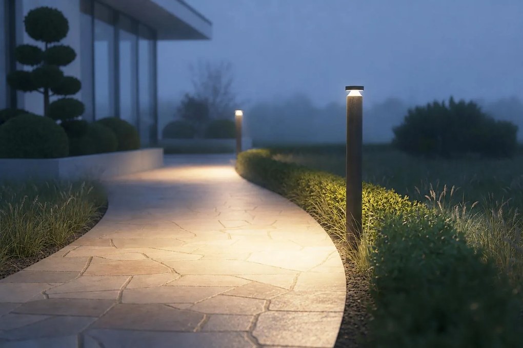 IMPR 730521 Deko-Light venkovní stojací svítidlo Faro 100, 12 W, 3000 K, tmavěšedá - DEKOLIGHT