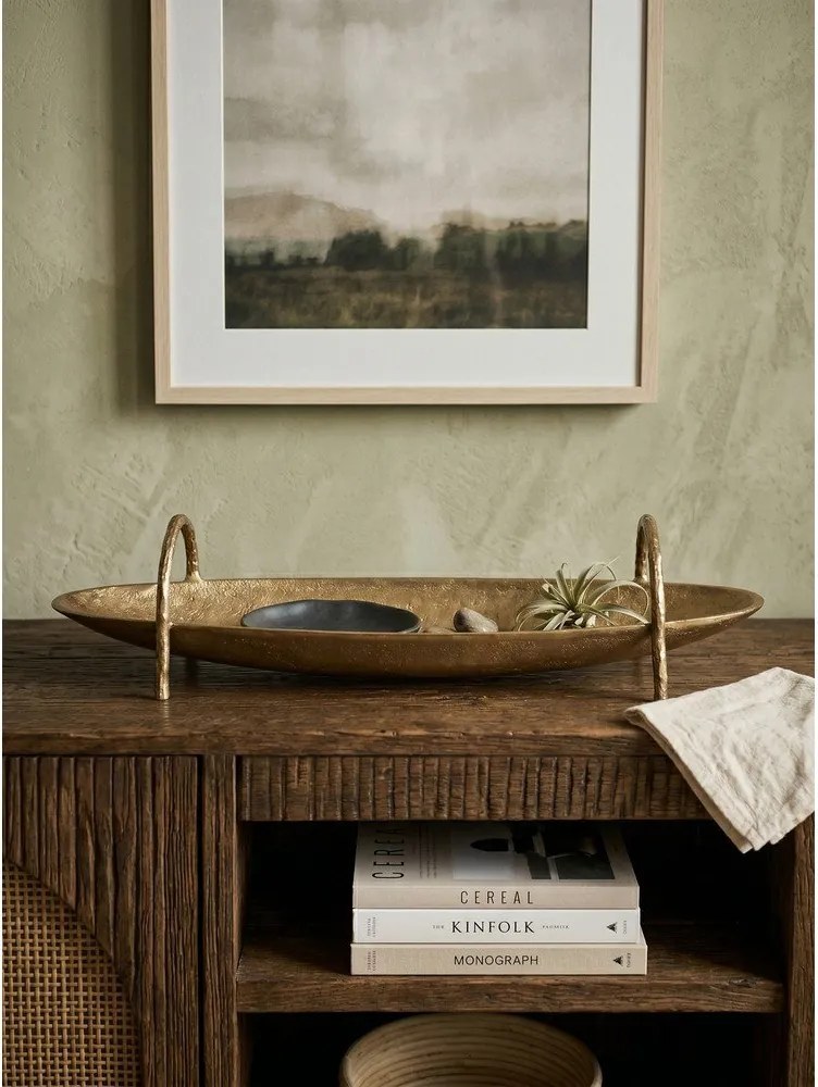 Kovový dekorační tác 12x47,5 cm Sagar – Bizzotto