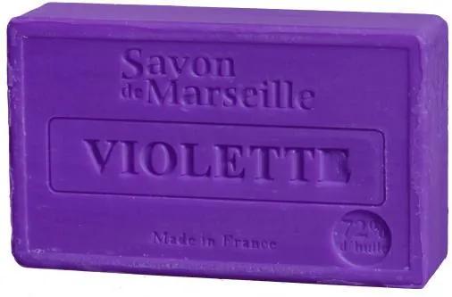 LE CHATELARD Francouzské mýdlo s vůní fialek Violette 100gr, fialová barva