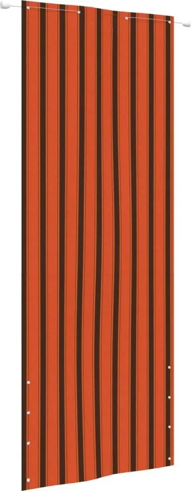 vidaXL Balkónová zástěna 80 x 240 cm oxfordská látka [148493] Barva: Hnědá
