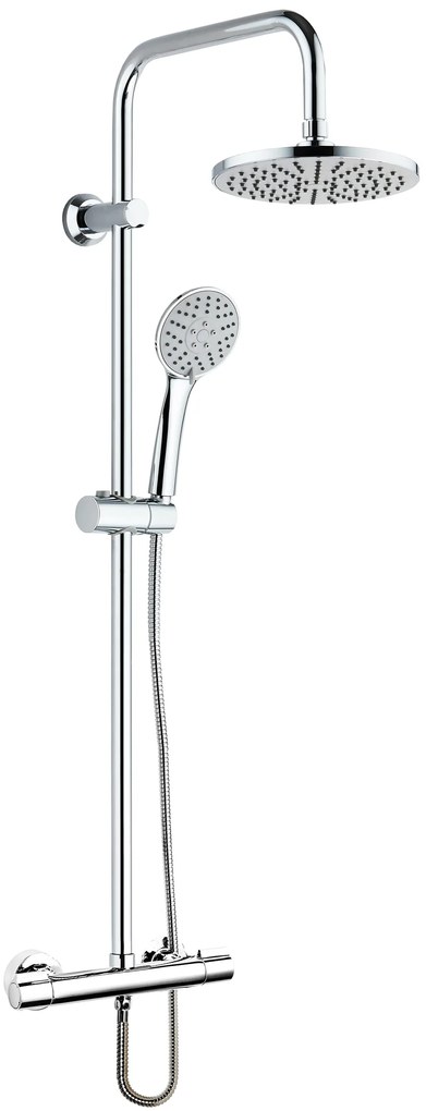 Invena Esla, sprchový sloup s termostatickou baterií, chrom, INV-AU-94-D01-C