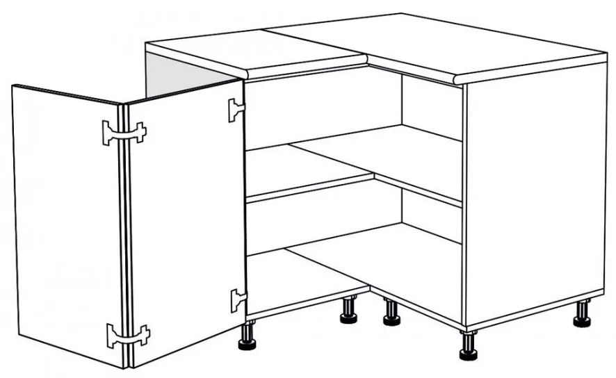 Spodní skříňka IN DU 2K - písek mat